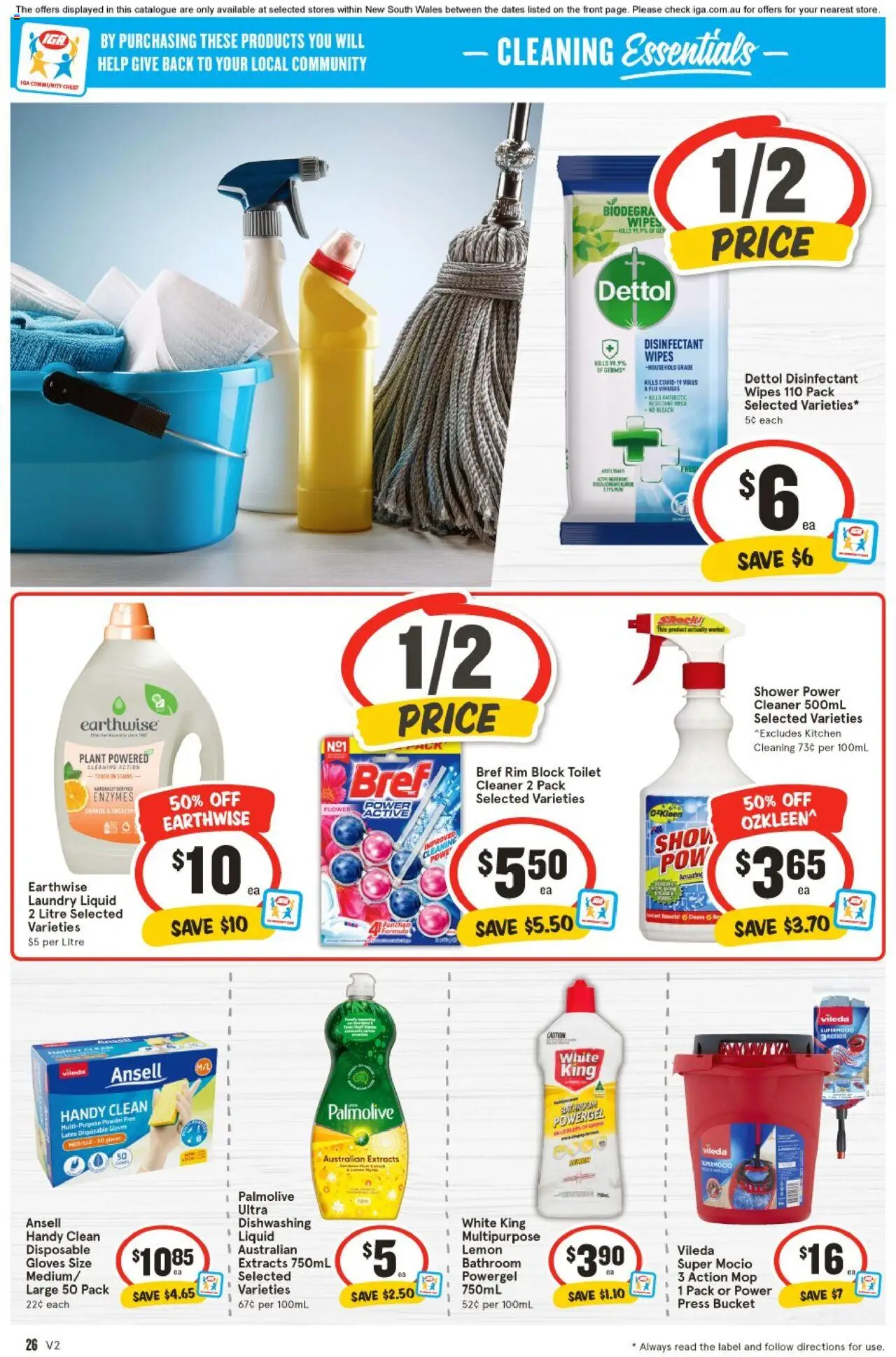 IGA Mop specials in this weeks catalogues
