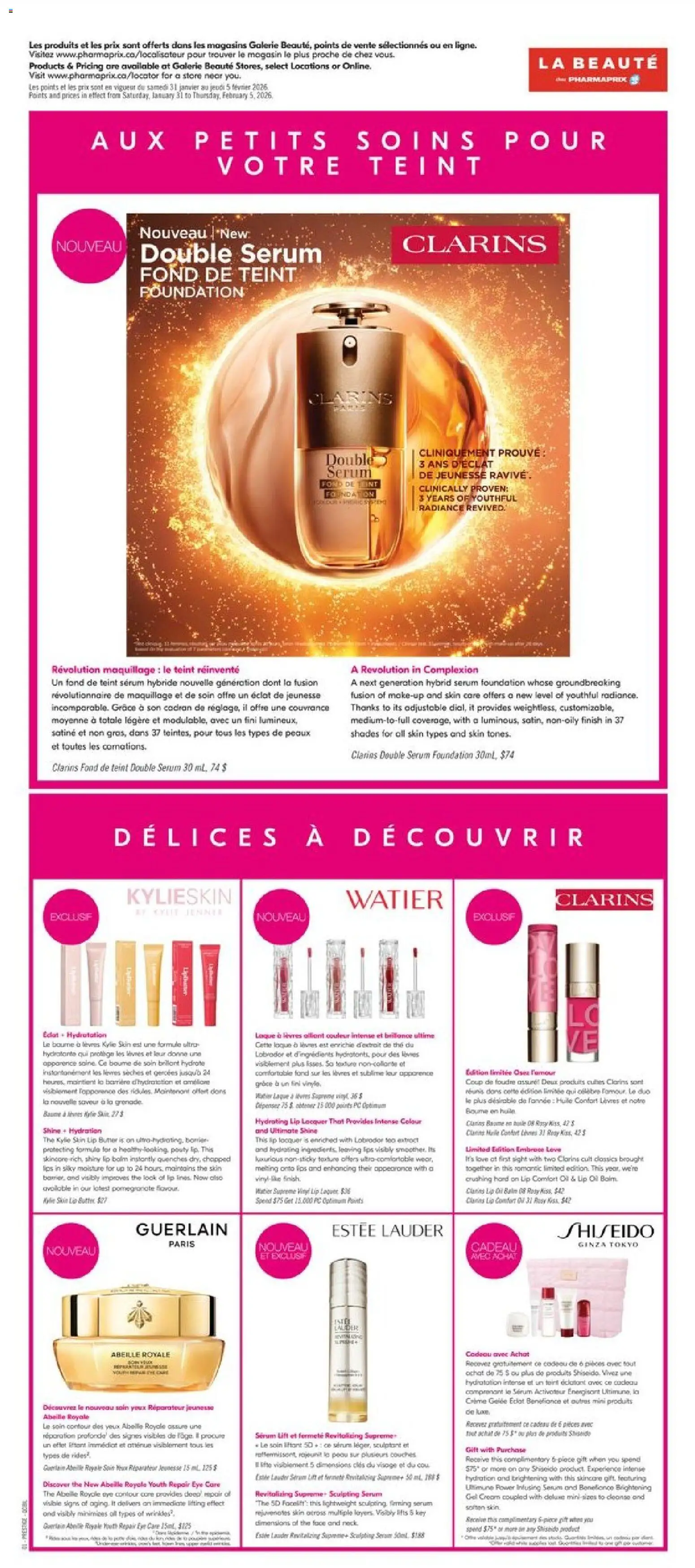 Pharmaprix flyer from Jan 30, 2026 > online preview