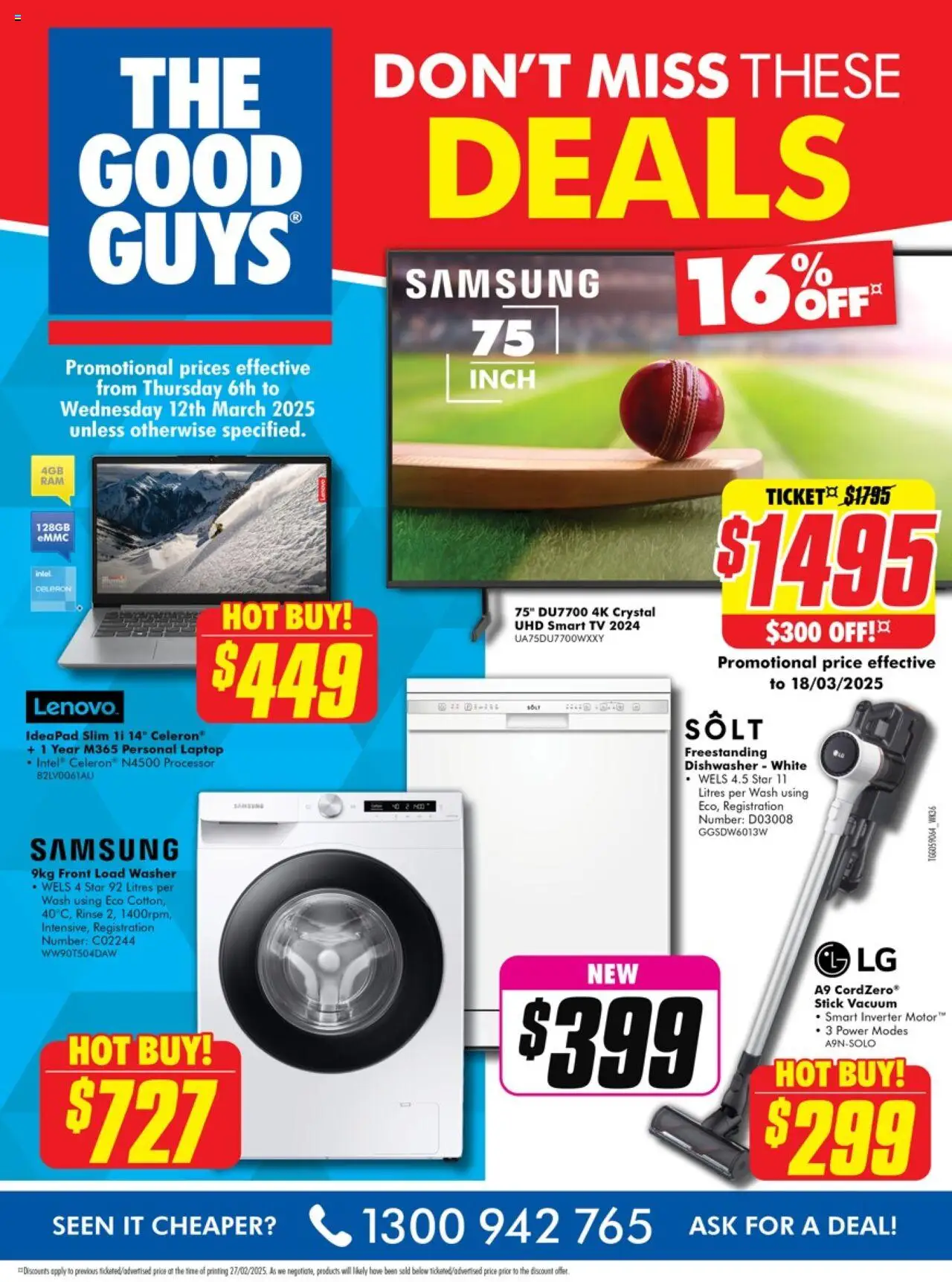 The Good Guys Perth new specials catalogue