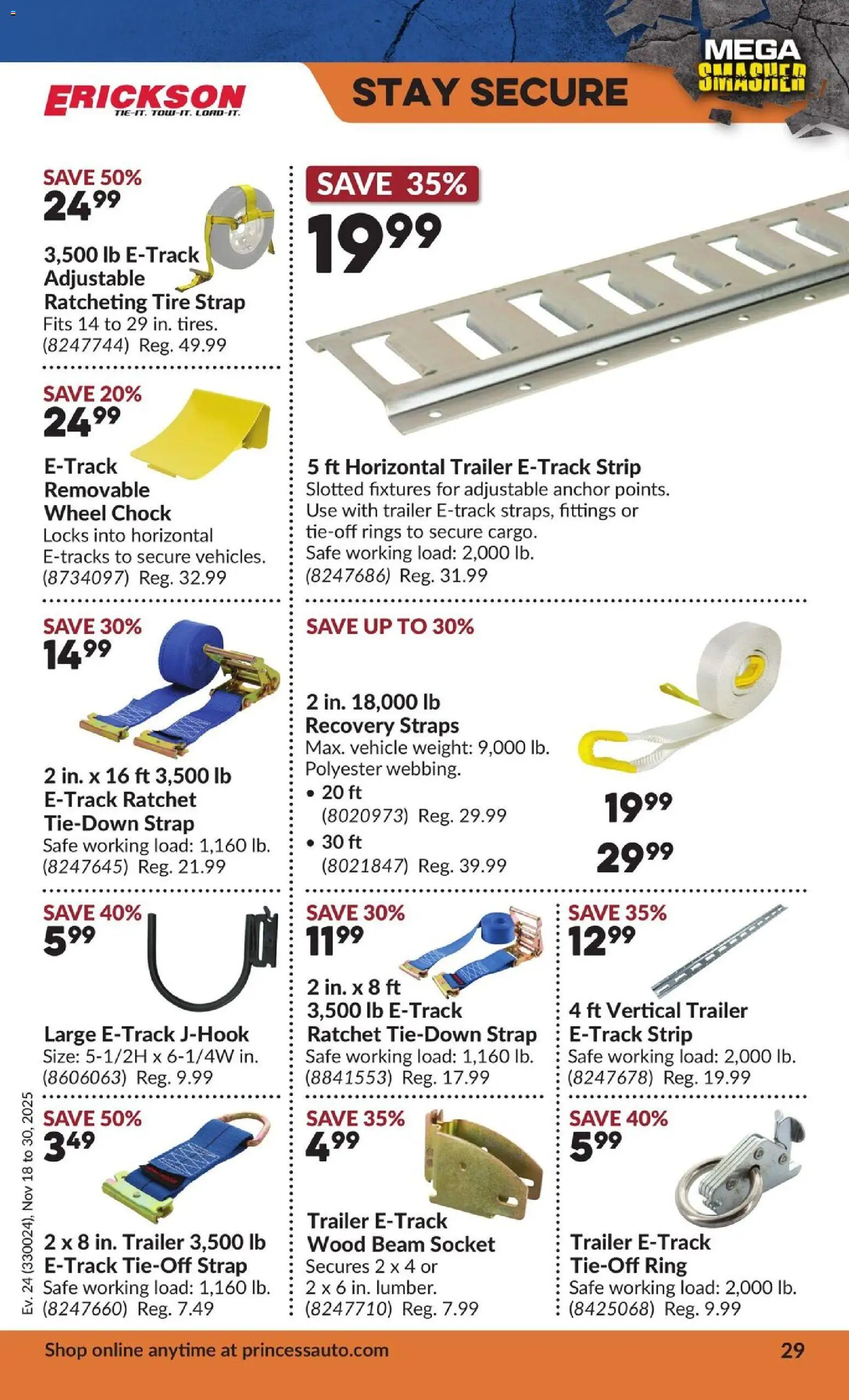 Princess Auto flyer from Nov 18, 2025 > online preview