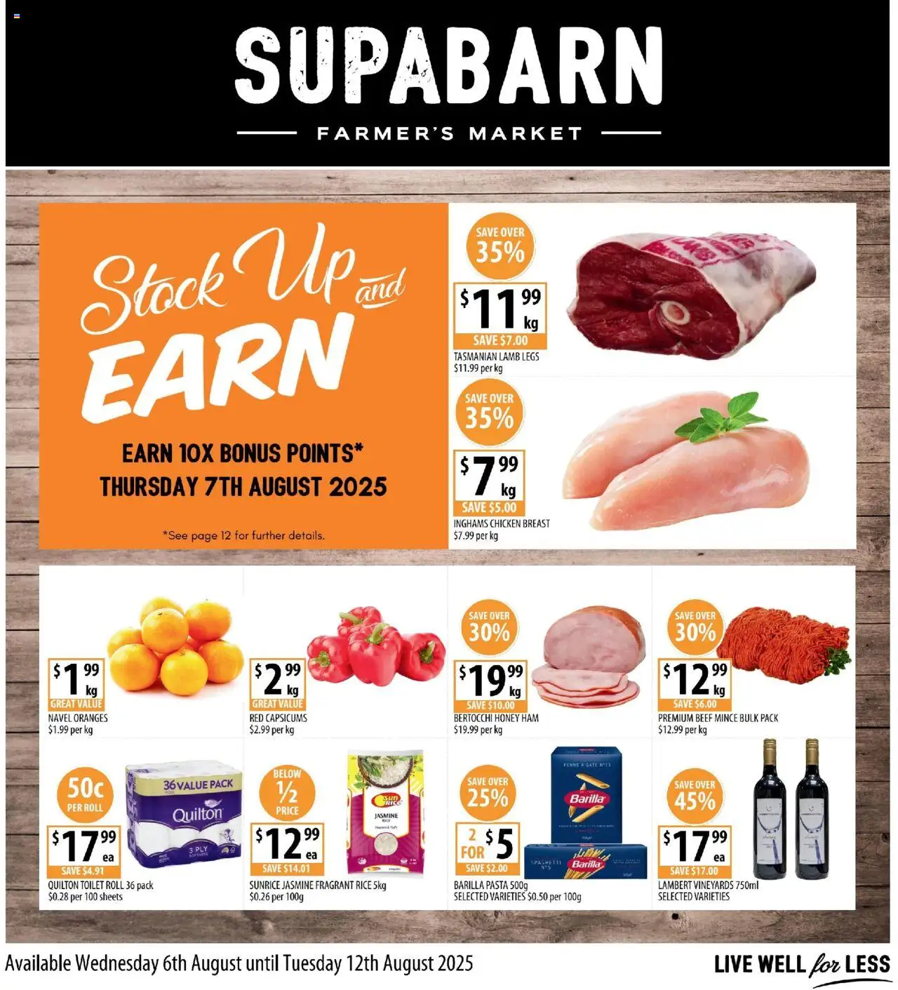 Supabarn weekly catalogue from 06/08/2025 ?️