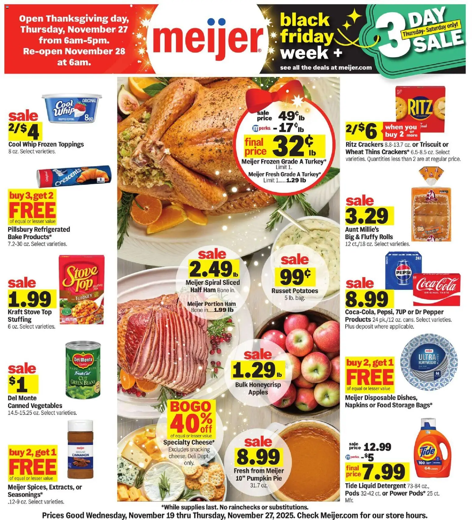 Meijer Weekly Ad | 11/19 - 11/25 2025 | Sale