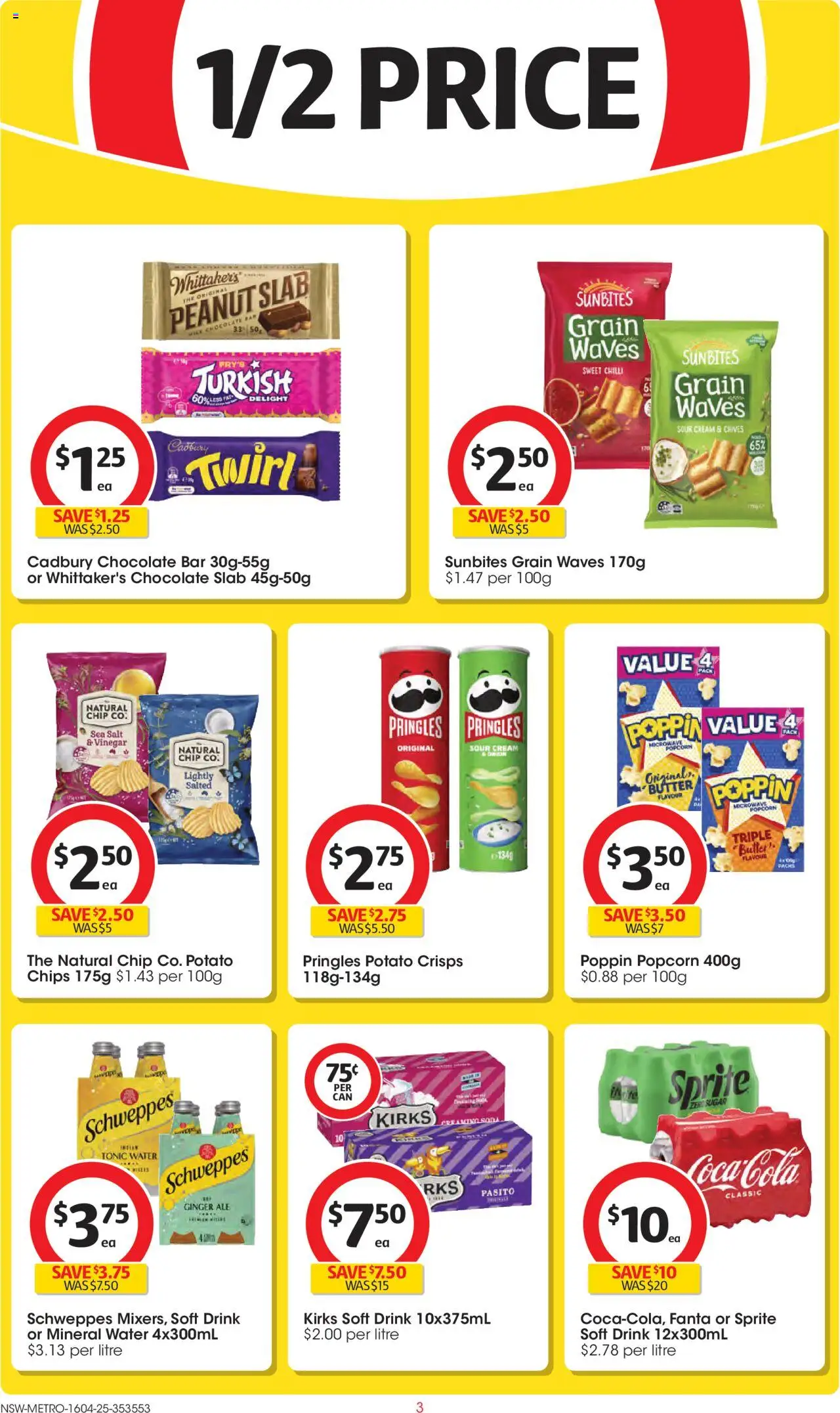 Coles Popcorn specials in this weeks catalogues