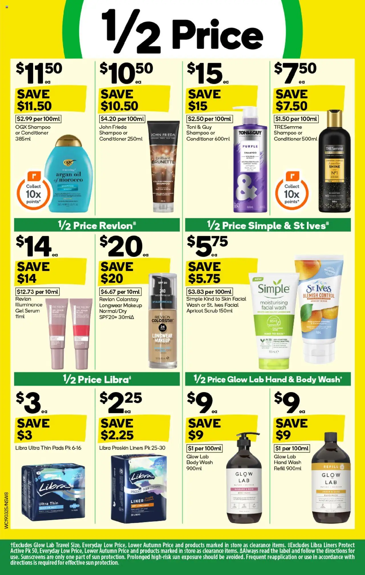 Woolworths Makeup specials in this weeks catalogues