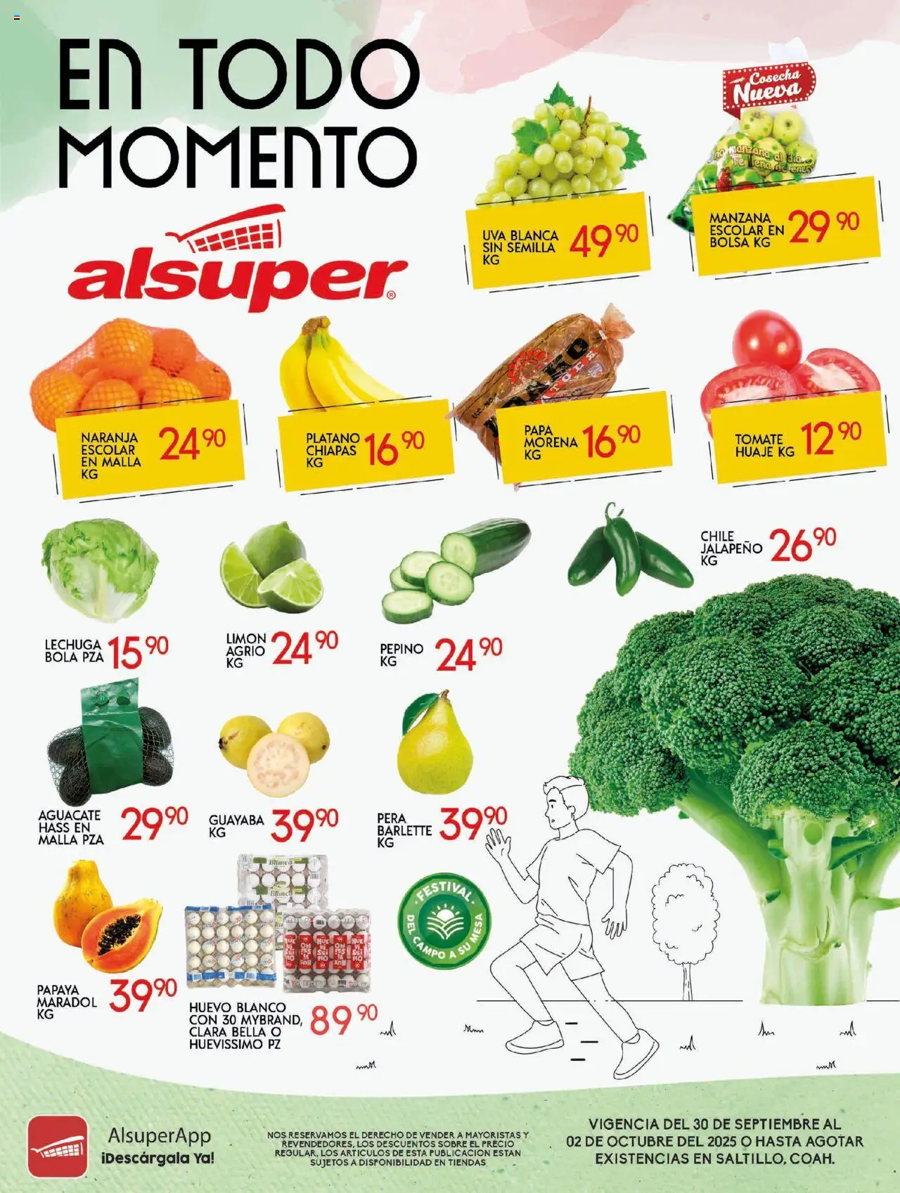 FOLLETO ALSUPER de 30/09/2025 - Ofertas frutas y verduras hoy