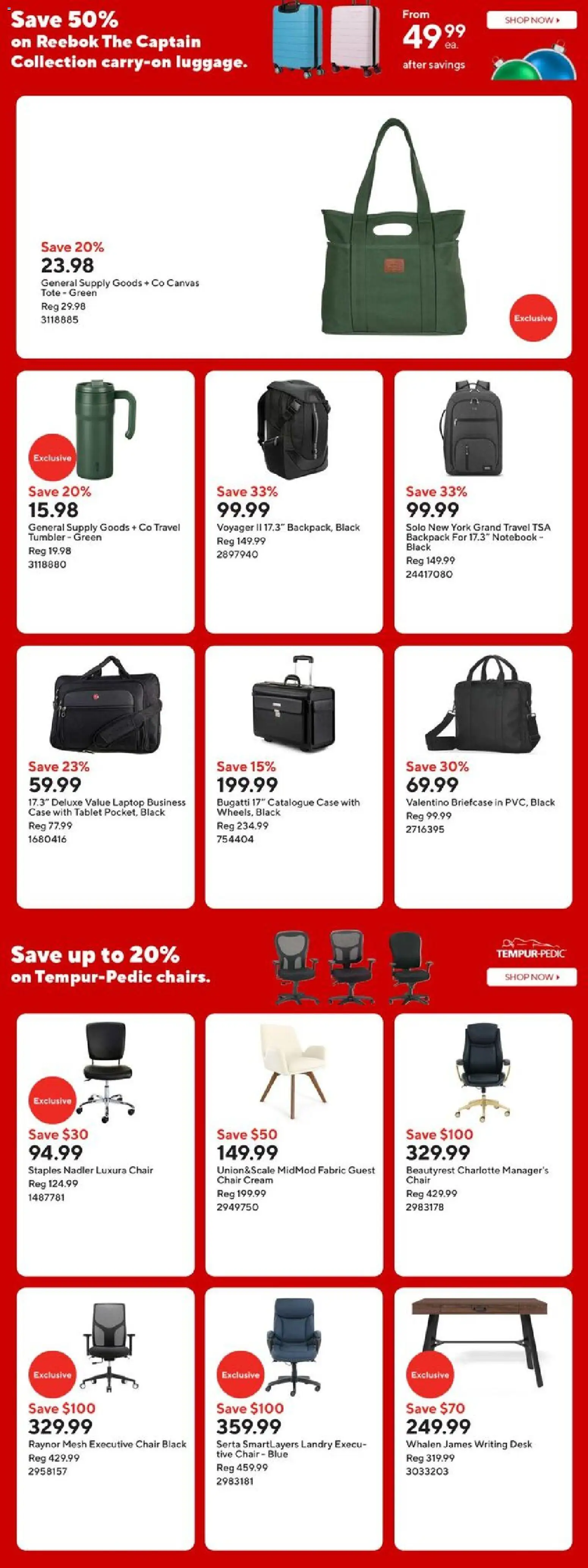 Staples Flyer Black Friday | from Nov 14, 2025 | Canada