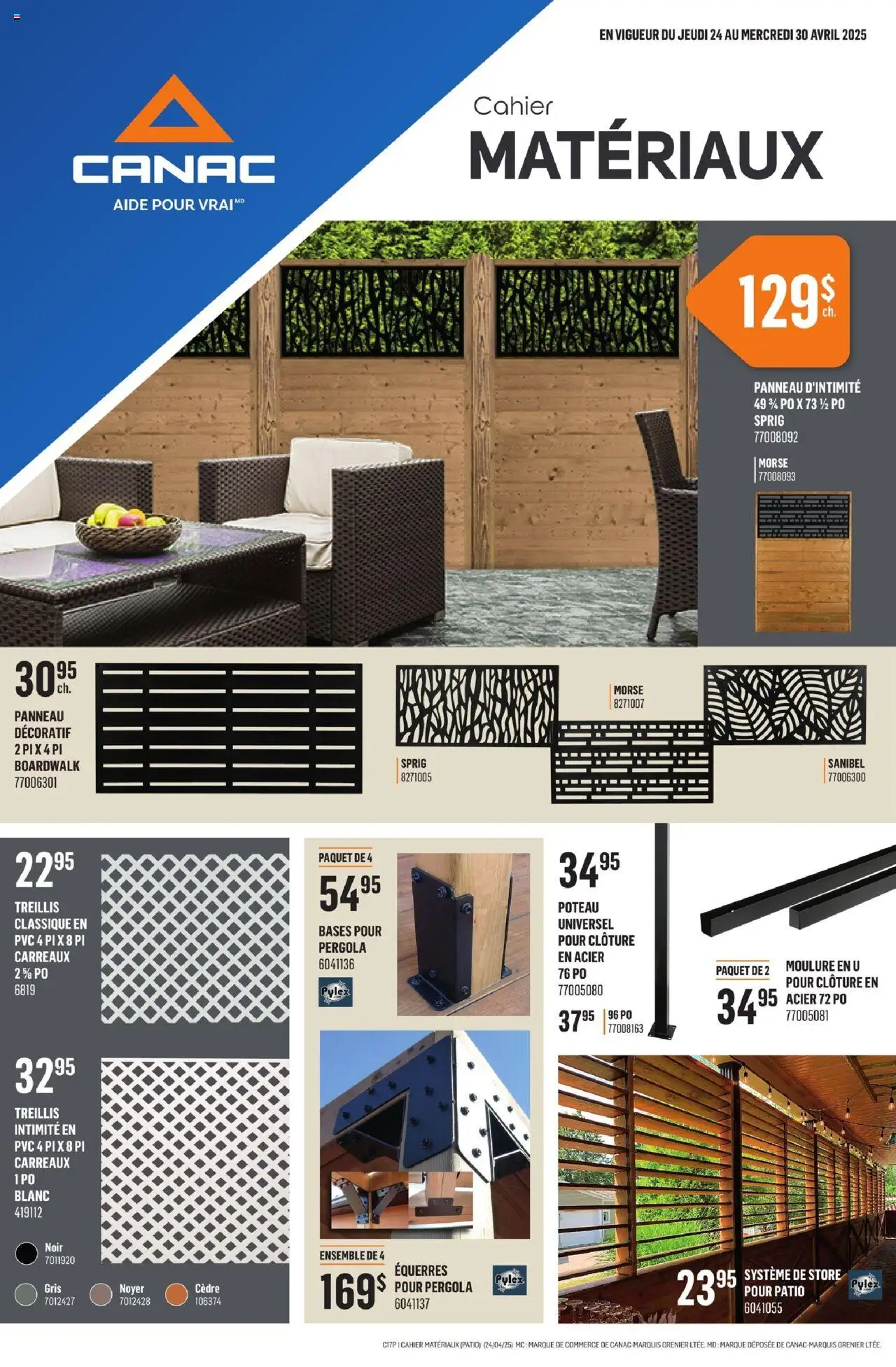 Canac flyer from Apr 24, 2025 > online preview