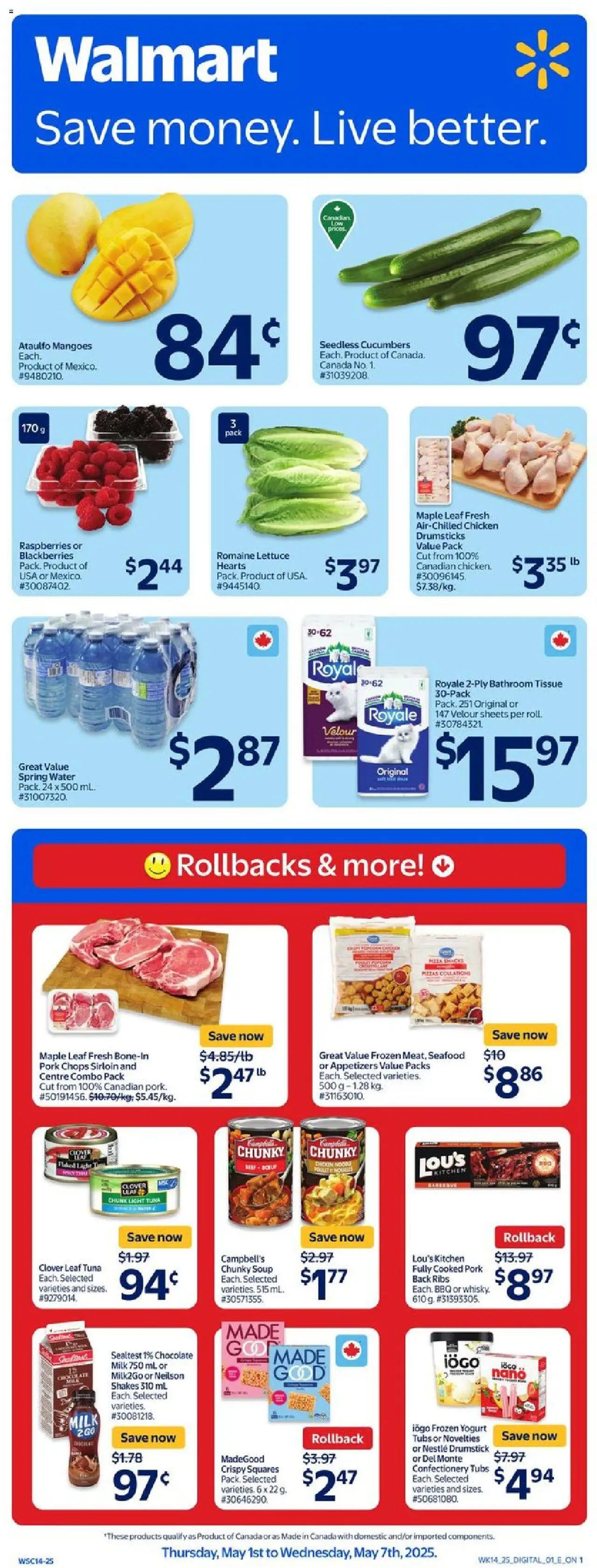 Walmart weekly flyers Edmonton >> May 1, 2025 - May 14, 2025