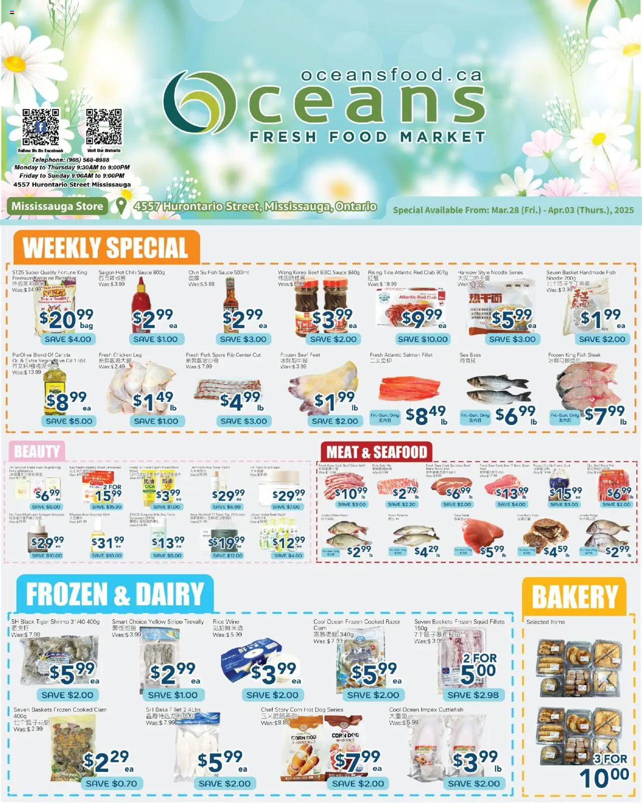 Oceans flyer from Mar 28, 2025 > online preview