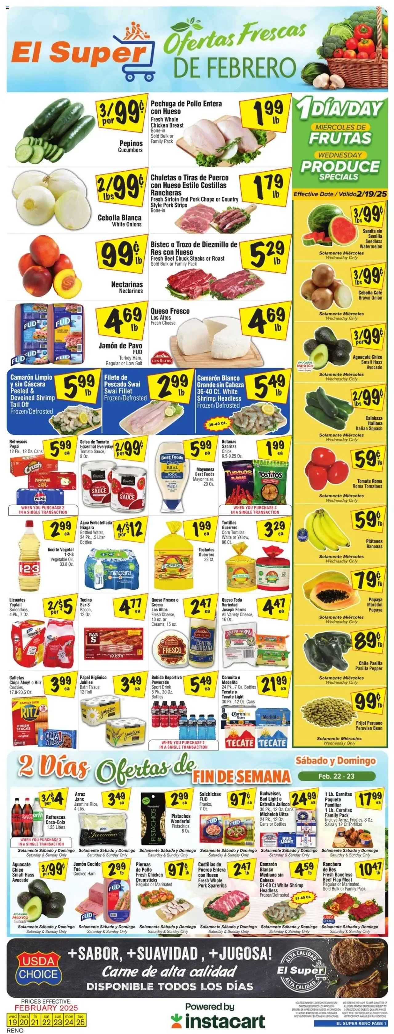 El Super Weekly Ad - NV | 02/19 - 02/25 2025 | Sale