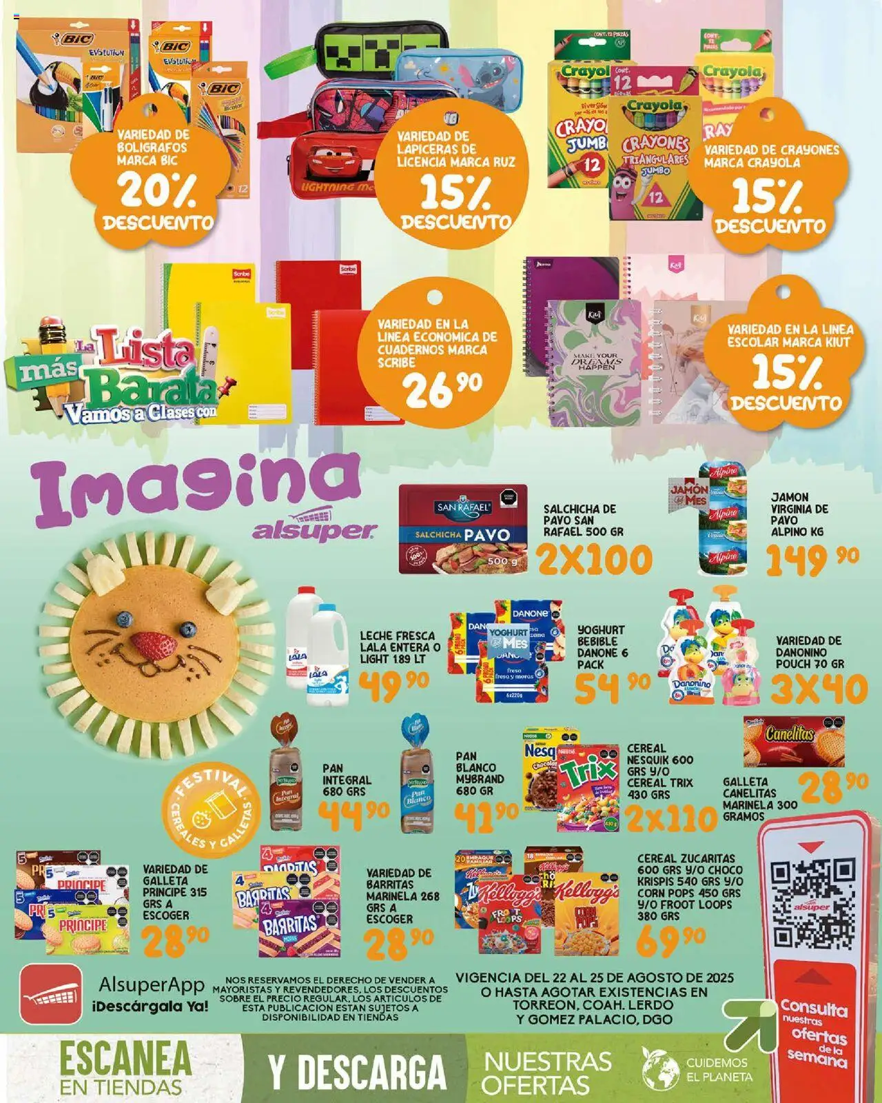 FOLLETO ALSUPER de 22/08/2025 - Ofertas frutas y verduras hoy